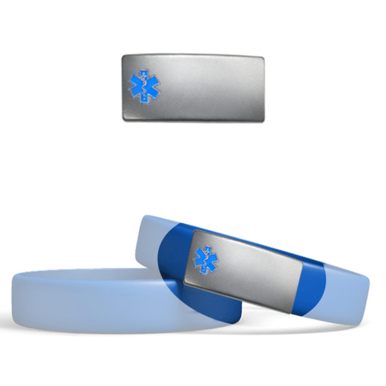 MedicBand Medical Alert ID Bracelets – Free Custom Engraving ...